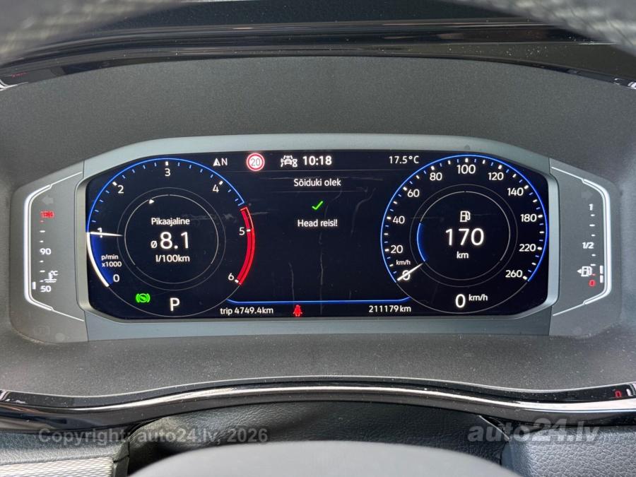 Blue Volkswagen Multivan 2022 in Tartu, with an engine capacity of 2.00 L and mileage of 211 thousand km for 34990 €, photo 16 on AUTOMOTO.COM.LV