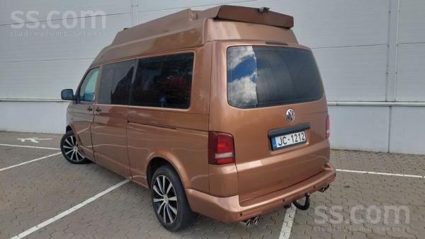 Brown Volkswagen Multivan 2008 in Riga, with an engine capacity of 2.50 L and mileage of 0 thousand km for 6500 €, photo 7 on AUTOMOTO.COM.LV