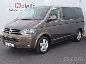 Brown Volkswagen Multivan 2010 in Riga, with an engine capacity of 2.00 L and mileage of 230 thousand km for 11900 €, photo 4 on AUTOMOTO.COM.LV