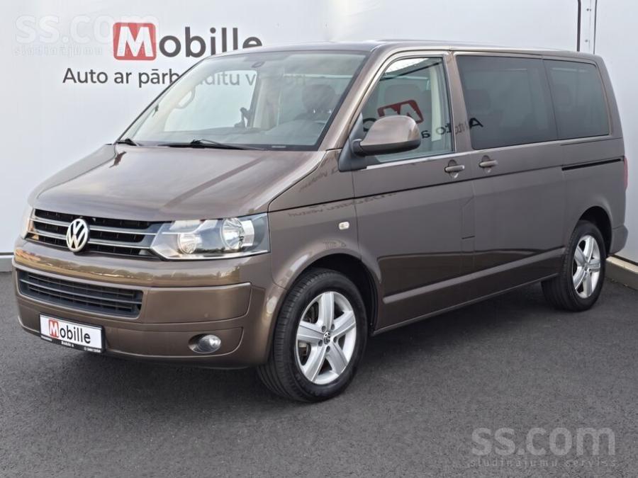 Brown Volkswagen Multivan 2010 in Riga, with an engine capacity of 2.00 L and mileage of 230 thousand km for 11900 €, photo 4 on AUTOMOTO.COM.LV