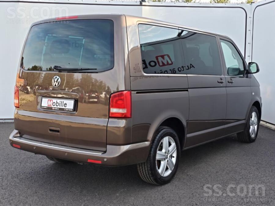 Brown Volkswagen Multivan 2010 in Riga, with an engine capacity of 2.00 L and mileage of 230 thousand km for 11900 €, photo 7 on AUTOMOTO.COM.LV