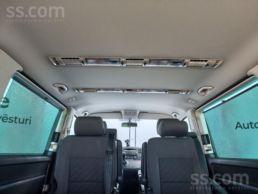 Brown Volkswagen Multivan 2010 in Riga, with an engine capacity of 2.00 L and mileage of 230 thousand km for 11900 €, photo 20 on AUTOMOTO.COM.LV