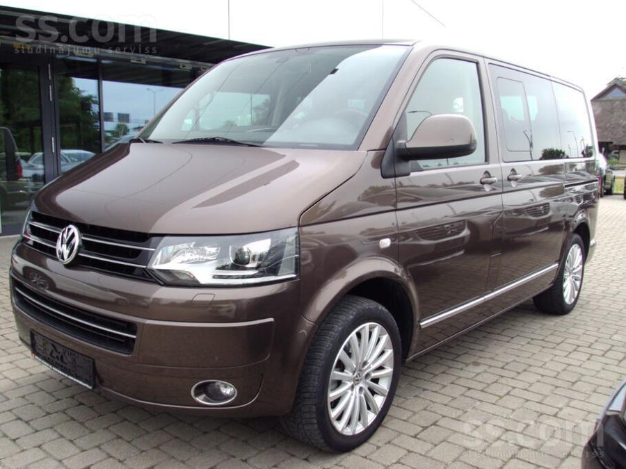 Brūns Volkswagen Multivan 2012 Rīga, ar dzinēja tilpumu 2.00 L un nobraukumu 200 tūkst. km par 19000 €, foto 1 vietnē AUTOMOTO.COM.LV