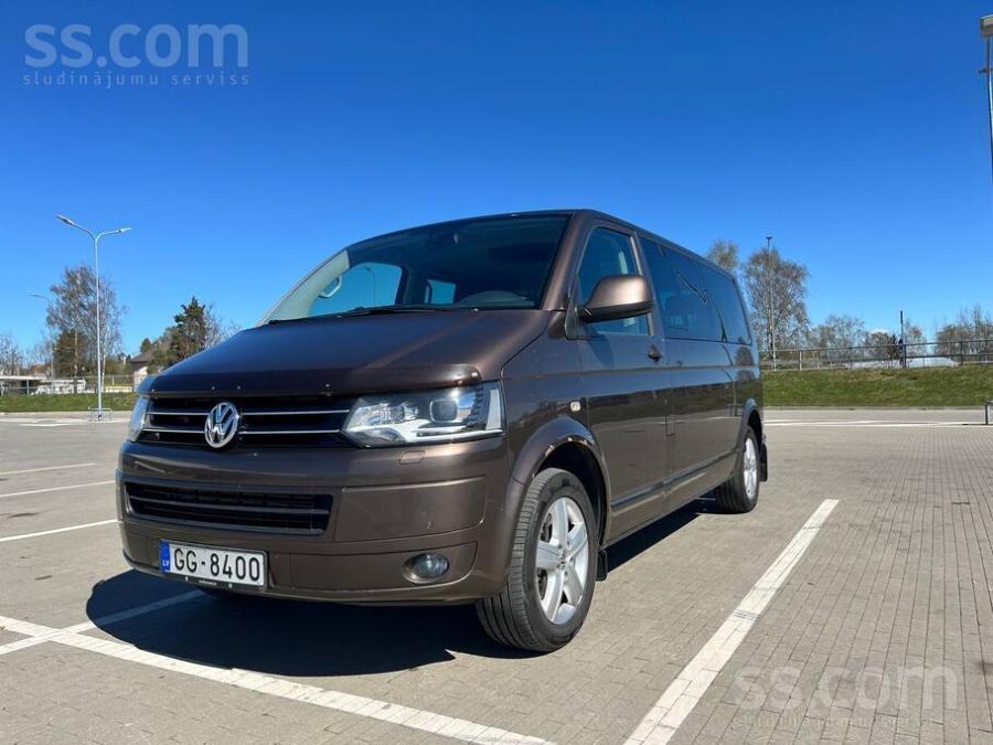 Brown Volkswagen Multivan 2014 in Rezekne, with an engine capacity of 2.00 L and mileage of 357 thousand km for 14500 €, photo 1 on AUTOMOTO.COM.LV
