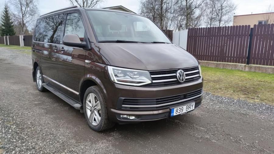 Brown Volkswagen Multivan 2016 in Maardu, with an engine capacity of 0.00 L and mileage of 205 thousand km for 20000 €, photo 16 on AUTOMOTO.COM.LV