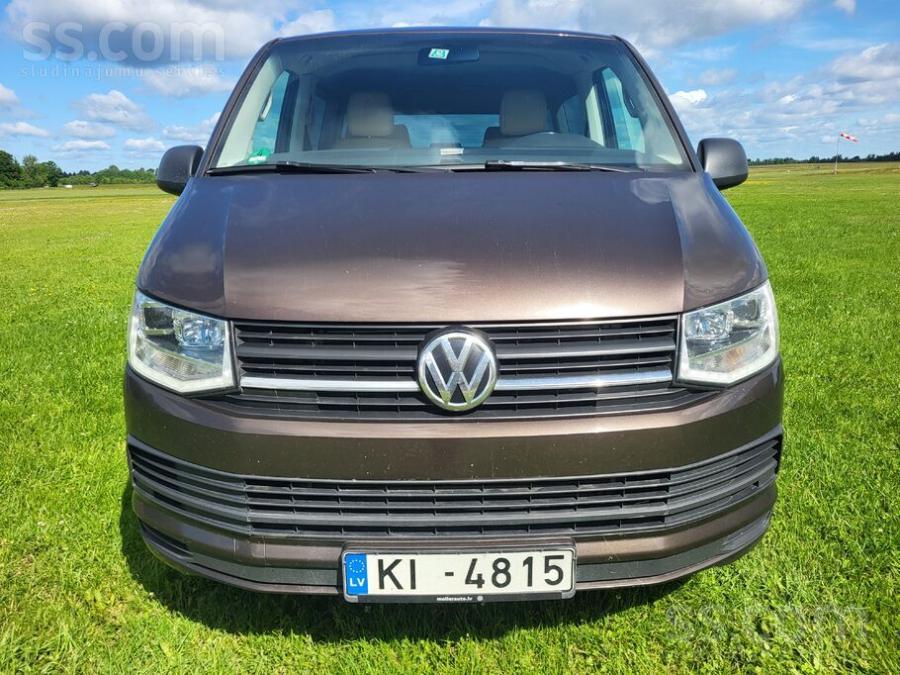 Brown Volkswagen Multivan 2017 in Cesis, with an engine capacity of 2.00 L and mileage of 288 thousand km for 24000 €, photo 1 on AUTOMOTO.COM.LV