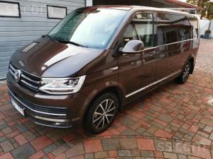 Brown Volkswagen Multivan 2017 in Liepaja, with an engine capacity of 2.00 L and mileage of 196 thousand km for 25500 €, photo  on AUTOMOTO.COM.LV