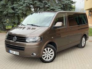 Brūns Volkswagen Multivan 2010 Kauņa, ar dzinēja tilpumu 1.97 L un nobraukumu 440 tūkst. km par 10300 €, foto  vietnē AUTOMOTO.COM.LV