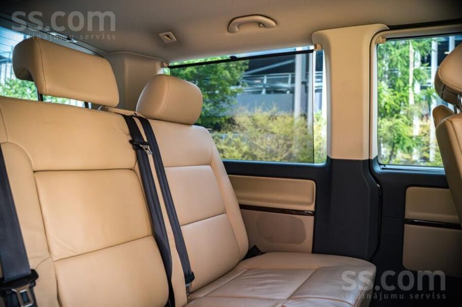 Brown Volkswagen Multivan 2013 in Riga, with an engine capacity of 2.00 L and mileage of 150 thousand km for 21990 €, photo 17 on AUTOMOTO.COM.LV