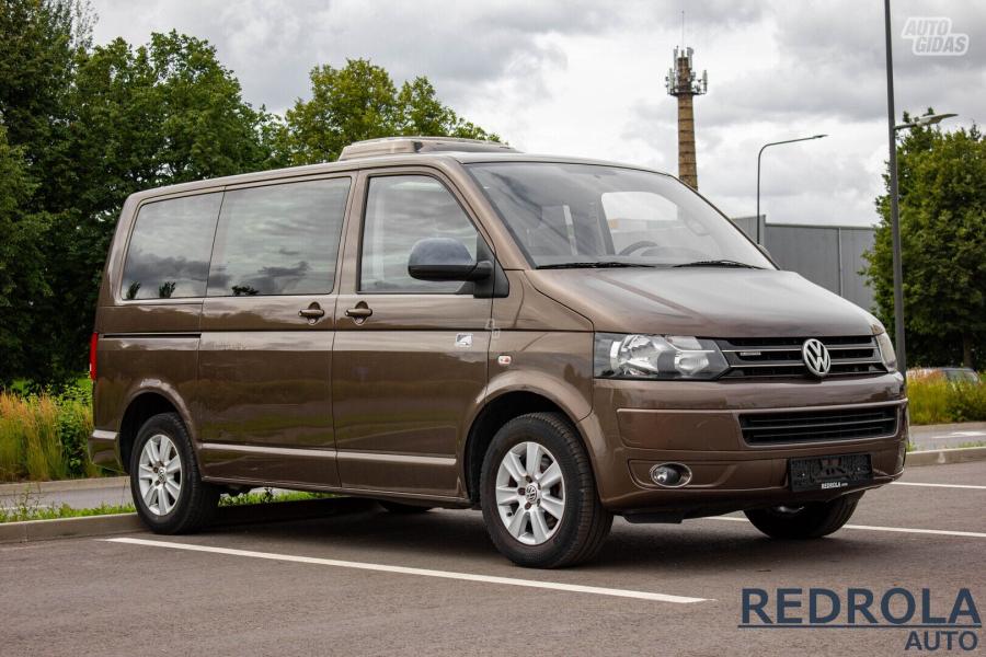 Brown Volkswagen Multivan 2013 in Kaunas, with an engine capacity of 2.00 L and mileage of 237 thousand km for 14300 €, photo 4 on AUTOMOTO.COM.LV