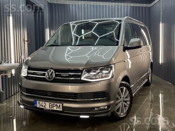 Brown Volkswagen Multivan 2015 in Valka, with an engine capacity of 2.00 L and mileage of 226 thousand km for 26999 €, photo 2 on AUTOMOTO.COM.LV