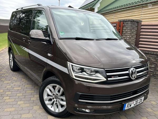 Brūns Volkswagen Multivan 2017 Viļņa, ar dzinēja tilpumu 1.97 L un nobraukumu 215 tūkst. km par 27350 €, foto 1 vietnē AUTOMOTO.COM.LV