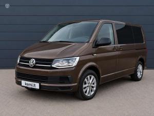 Brown Volkswagen Multivan 2018 in Vilnius, with an engine capacity of 1.97 L and mileage of 191 thousand km for 23990 €, photo  on AUTOMOTO.COM.LV
