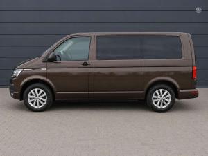 Brown Volkswagen Multivan 2018 in Vilnius, with an engine capacity of 1.97 L and mileage of 191 thousand km for 23990 €, photo 3 on AUTOMOTO.COM.LV