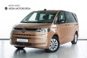 Brown Volkswagen Multivan 2024 in Riga, with an engine capacity of 2.00 L and mileage of 92 thousand km for 45800 €, photo  on AUTOMOTO.COM.LV