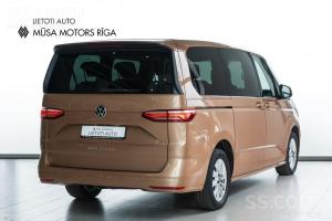 Brown Volkswagen Multivan 2024 in Riga, with an engine capacity of 2.00 L and mileage of 92 thousand km for 45800 €, photo 3 on AUTOMOTO.COM.LV