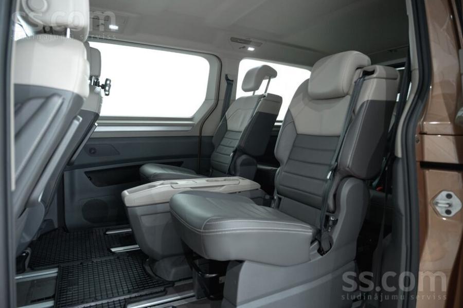 Brown Volkswagen Multivan 2024 in Riga, with an engine capacity of 2.00 L and mileage of 92 thousand km for 45800 €, photo 9 on AUTOMOTO.COM.LV