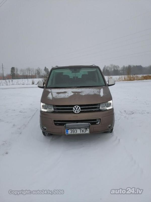 Brown Volkswagen Multivan 2014 in Tallinn, with an engine capacity of 2.00 L and mileage of 518 thousand km for 14200 €, photo 2 on AUTOMOTO.COM.LV