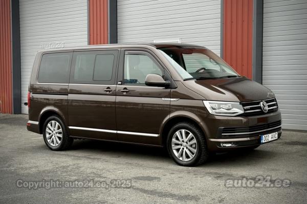 Brown Volkswagen Multivan 2016 in Tallinn, with an engine capacity of 2.00 L and mileage of 148 thousand km for 33900 €, photo 1 on AUTOMOTO.COM.LV