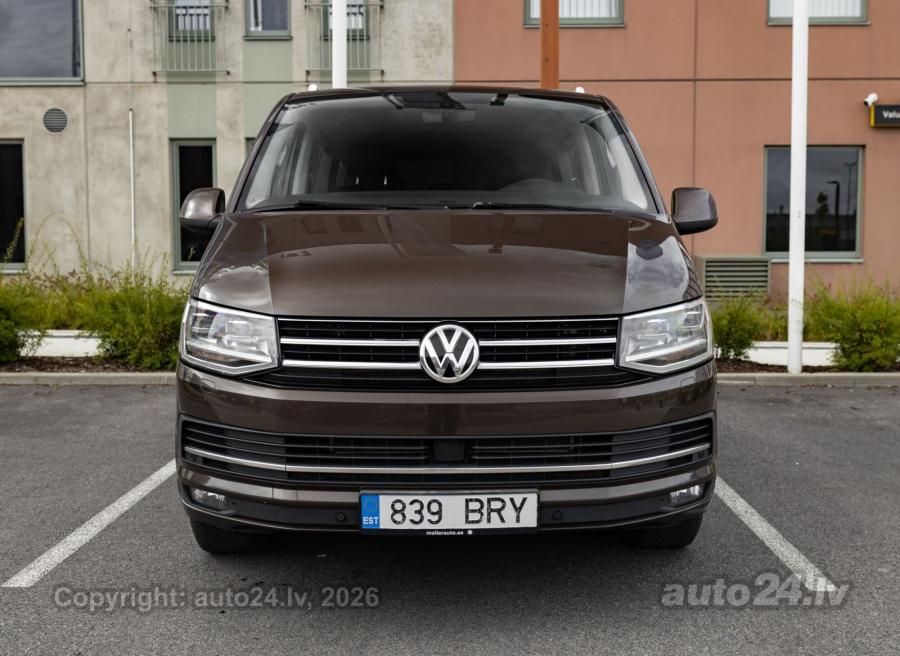 Brown Volkswagen Multivan 2016 in Tallinn, with an engine capacity of 2.00 L and mileage of 206 thousand km for 18790 €, photo 3 on AUTOMOTO.COM.LV