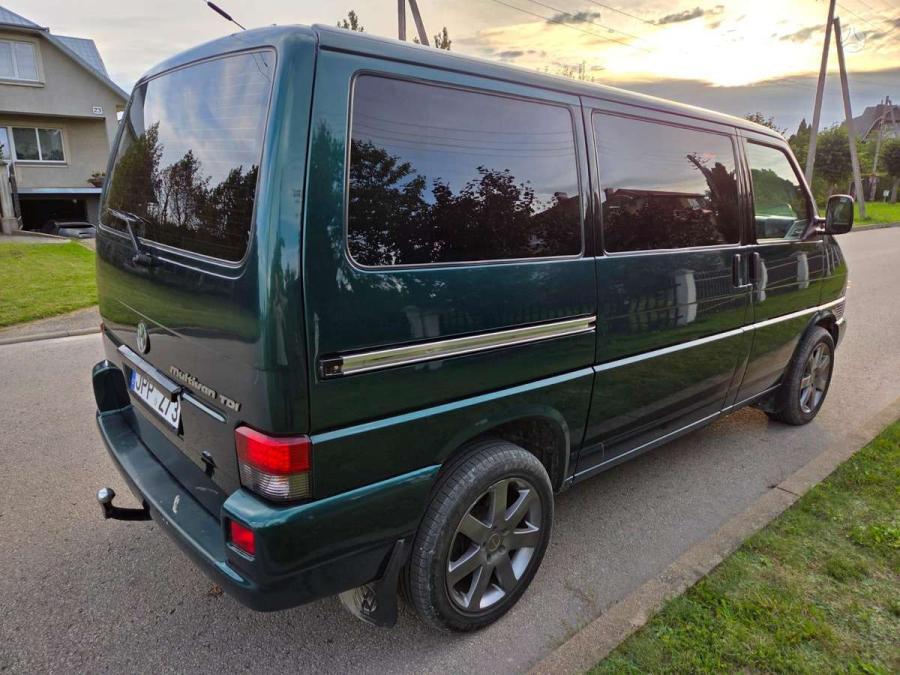 Zaļš Volkswagen Multivan 1996 Mažeikiai, ar dzinēja tilpumu 2.50 L un nobraukumu 234 tūkst. km par 4444 €, foto 5 vietnē AUTOMOTO.COM.LV