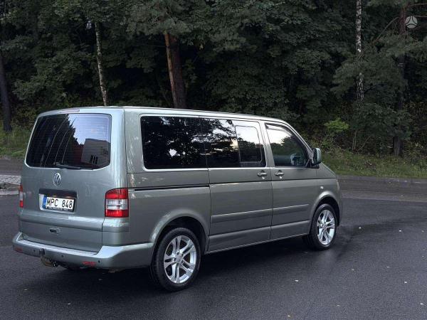 Green Volkswagen Multivan 2004 in Vilnius, with an engine capacity of 1.90 L and mileage of 454 thousand km for 6750 €, photo 6 on AUTOMOTO.COM.LV