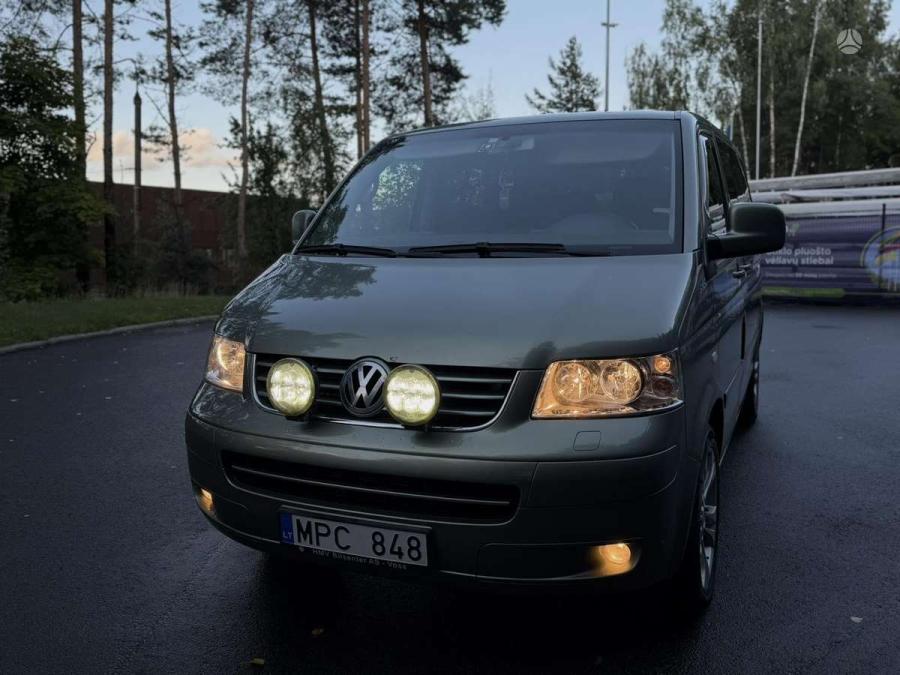 Zaļš Volkswagen Multivan 2004 Viļņa, ar dzinēja tilpumu 1.90 L un nobraukumu 454 tūkst. km par 6750 €, foto 8 vietnē AUTOMOTO.COM.LV