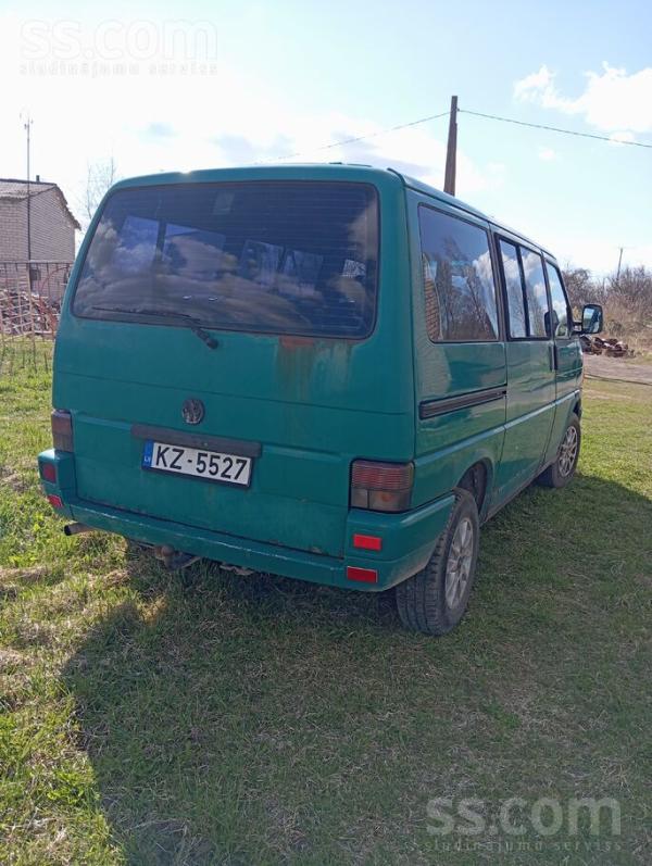 Zaļš Volkswagen Multivan 1994 Rēzekne, ar dzinēja tilpumu 1.90 L un nobraukumu 0 tūkst. km par 2200 €, foto 3 vietnē AUTOMOTO.COM.LV