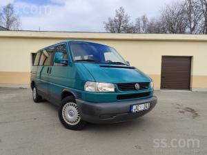 Green Volkswagen Multivan 1996 in Rezekne, with an engine capacity of 2.50 L and mileage of 412 thousand km for 3700 €, photo 3 on AUTOMOTO.COM.LV