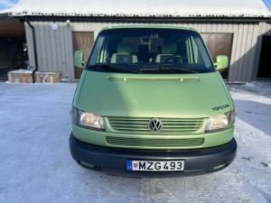 Zaļš Volkswagen Multivan 1997 Viļņa, ar dzinēja tilpumu 2.50 L un nobraukumu 326 tūkst. km par 4999 €, foto  vietnē AUTOMOTO.COM.LV