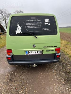 Green Volkswagen Multivan 1998 in Ogre, with an engine capacity of 2.50 L and mileage of 290 thousand km for 6300 €, photo 5 on AUTOMOTO.COM.LV