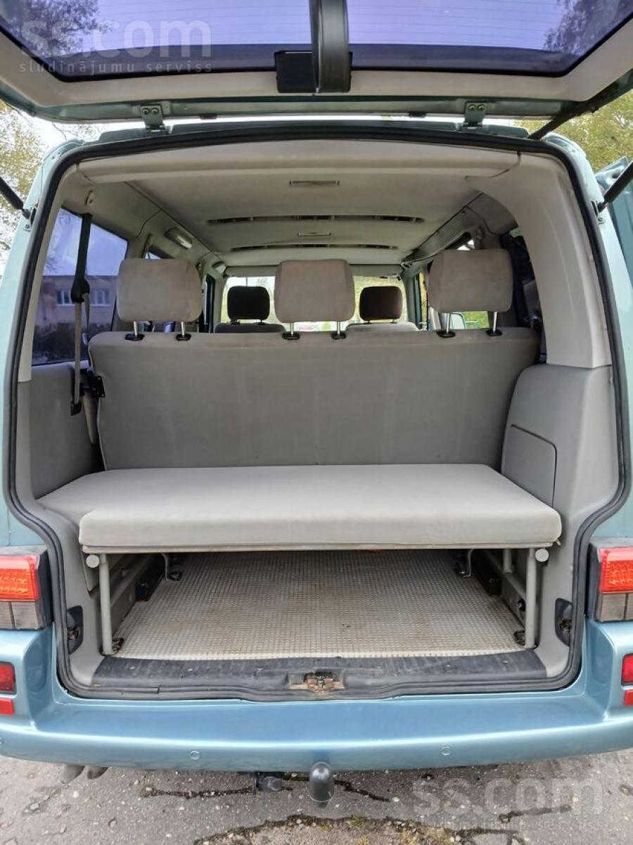 Zaļš Volkswagen Multivan 1998 Ogre, ar dzinēja tilpumu 2.50 L un nobraukumu 457 tūkst. km par 7500 €, foto 12 vietnē AUTOMOTO.COM.LV