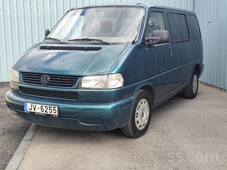 Зеленый Фольксваген Мультиван 1998 в Огре, объемом двигателя 1.90 л и пробегом 414 тыс. км за 2500 €, фото 1 на AUTOMOTO.COM.LV