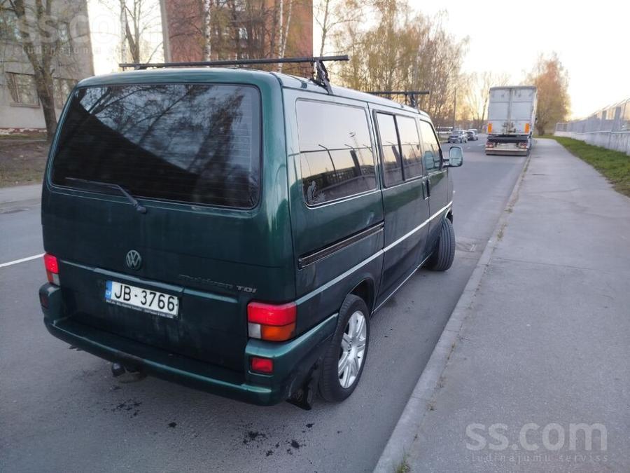 Зеленый Фольксваген Мультиван 1999 в Рига, объемом двигателя 2.50 л и пробегом 503 тыс. км за 3700 €, фото 4 на AUTOMOTO.COM.LV