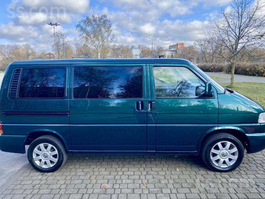 Zaļš Volkswagen Multivan 2000 Rēzekne, ar dzinēja tilpumu 2.50 L un nobraukumu 362 tūkst. km par 4650 €, foto 5 vietnē AUTOMOTO.COM.LV