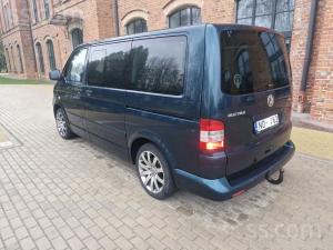 Green Volkswagen Multivan 2005 in Bauska, with an engine capacity of 2.50 L and mileage of 395 thousand km for 5300 €, photo 9 on AUTOMOTO.COM.LV