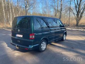 Green Volkswagen Multivan 2005 in Riga, with an engine capacity of 2.50 L and mileage of 0 thousand km for 7199 €, photo 6 on AUTOMOTO.COM.LV