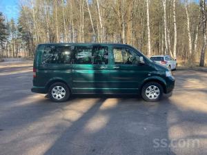 Green Volkswagen Multivan 2005 in Riga, with an engine capacity of 2.50 L and mileage of 0 thousand km for 7199 €, photo 7 on AUTOMOTO.COM.LV