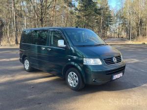 Green Volkswagen Multivan 2005 in Riga, with an engine capacity of 2.50 L and mileage of 0 thousand km for 7199 €, photo 8 on AUTOMOTO.COM.LV
