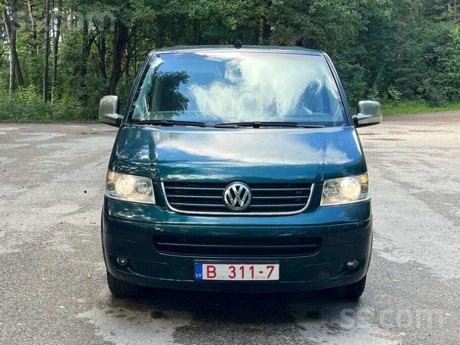 Zaļš Volkswagen Multivan 2005 Rīga, ar dzinēja tilpumu 2.50 L un nobraukumu 0 tūkst. km par 6399 €, foto 9 vietnē AUTOMOTO.COM.LV