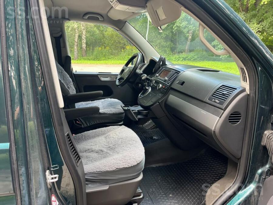 Zaļš Volkswagen Multivan 2005 Rīga, ar dzinēja tilpumu 2.50 L un nobraukumu 0 tūkst. km par 6399 €, foto 19 vietnē AUTOMOTO.COM.LV