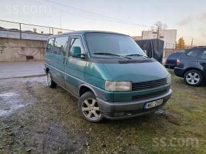 Green Volkswagen Multivan 1995 in Riga, with an engine capacity of 1.90 L and mileage of 456 thousand km for 2400 €, photo 6 on AUTOMOTO.COM.LV