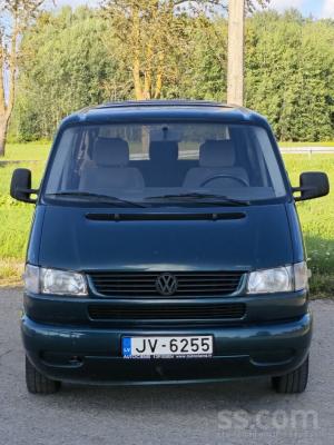 Green Volkswagen Multivan 1998 in Ogre, with an engine capacity of 1.90 L and mileage of 420 thousand km for 3570 €, photo 4 on AUTOMOTO.COM.LV