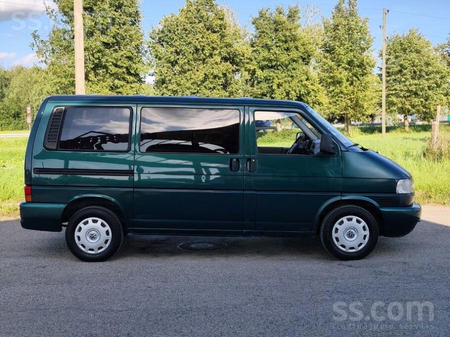 Green Volkswagen Multivan 1998 in Ogre, with an engine capacity of 1.90 L and mileage of 420 thousand km for 3570 €, photo 9 on AUTOMOTO.COM.LV