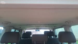 Grey Volkswagen Multivan 2009 in Vilnius, with an engine capacity of 2.50 L and mileage of 286 thousand km for 10500 €, photo 10 on AUTOMOTO.COM.LV