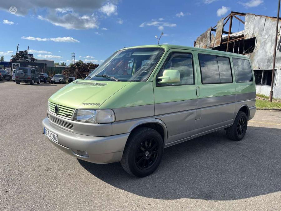 Grey Volkswagen Multivan 1998 in Marijampole, with an engine capacity of 2.50 L and mileage of 590 thousand km for 6100 €, photo 4 on AUTOMOTO.COM.LV