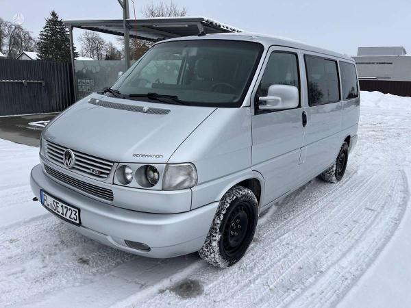 Grey Volkswagen Multivan 2002 in Vilkaviskis, with an engine capacity of 2.50 L and mileage of 320 thousand km for 6500 €, photo 1 on AUTOMOTO.COM.LV