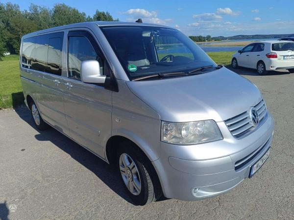 Pelēks Volkswagen Multivan 2004 Elektrėnai, ar dzinēja tilpumu 2.50 L un nobraukumu 341 tūkst. km par 6100 €, foto 9 vietnē AUTOMOTO.COM.LV