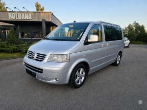 Grey Volkswagen Multivan 2007 in Pakruojis, with an engine capacity of 2.50 L and mileage of 301 thousand km for 6800 €, photo  on AUTOMOTO.COM.LV