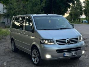 Grey Volkswagen Multivan 2008 in Vilnius, with an engine capacity of 2.46 L and mileage of 336 thousand km for 9000 €, photo 17 on AUTOMOTO.COM.LV